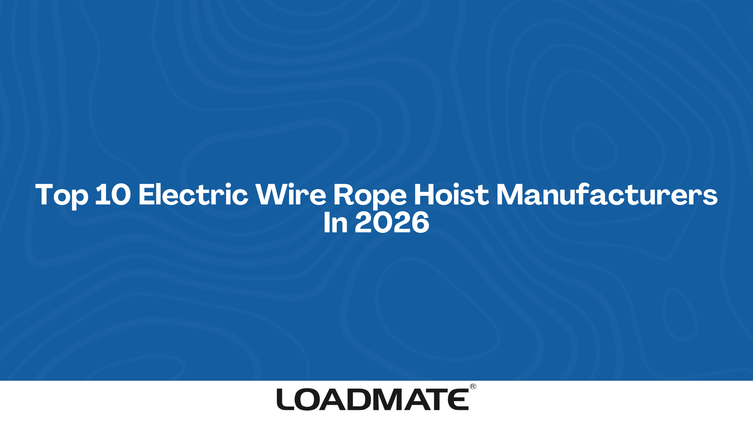 Top 10 Electric Wire Rope Hoist Manufacturers In 2026
